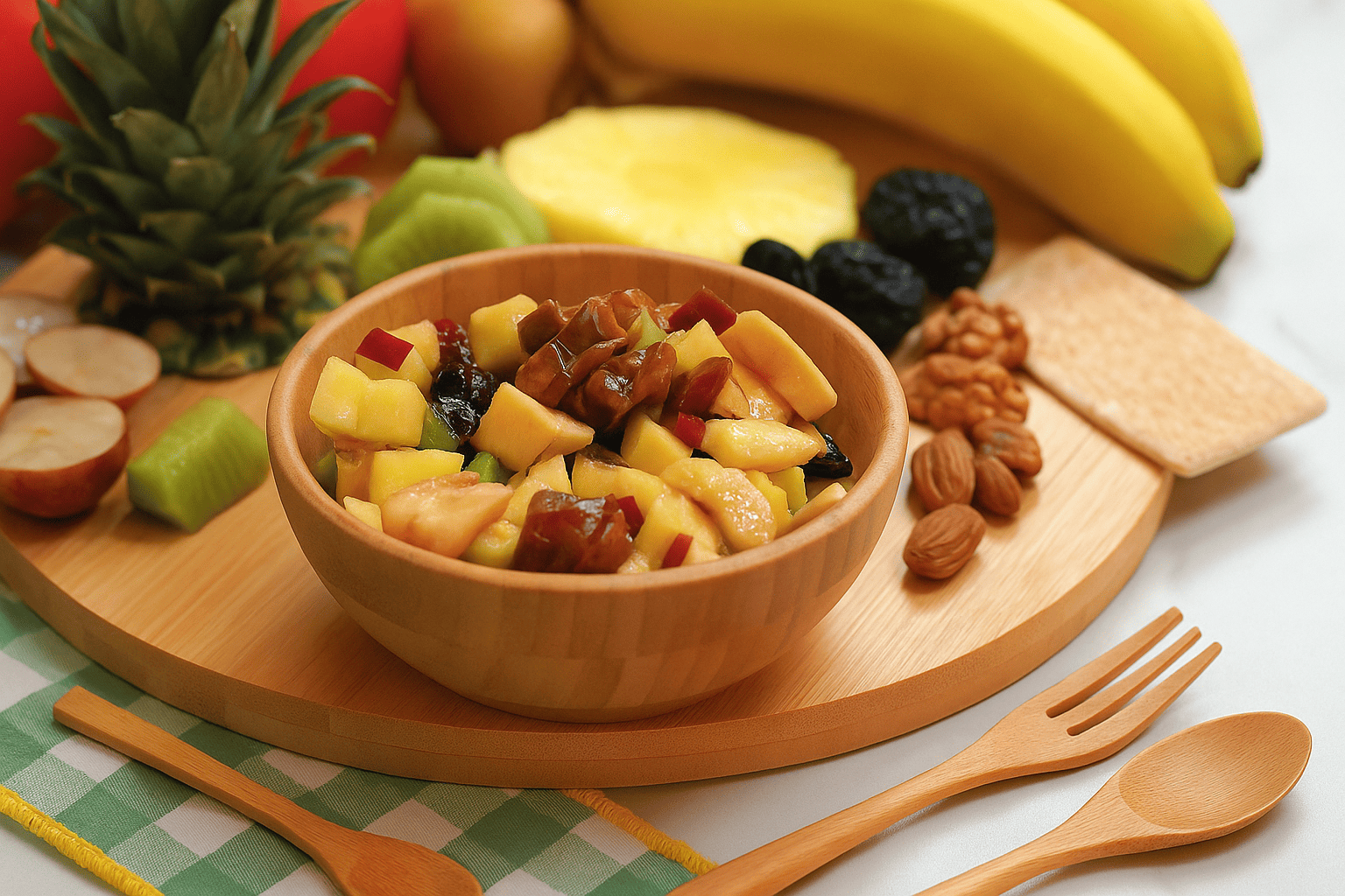 Fresh Date Fruit Salad with Baladna Dates